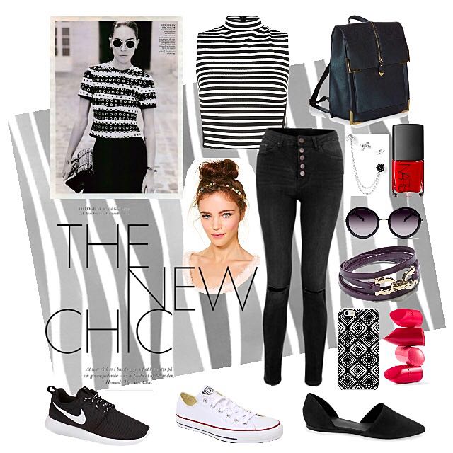 Monochrome Outfit Set, Women's Fashion, Dresses & Sets, Sets or ...