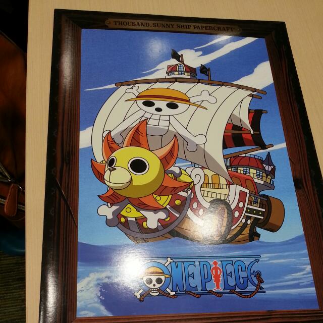 Thousand Sunny Ship Papercraft One Piece, Hobbies & Toys, Toys & Games ...