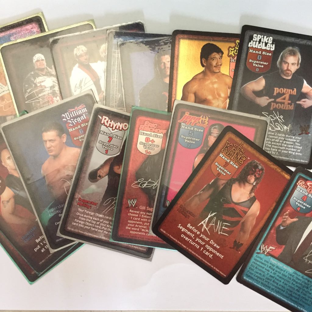 WWE Trading Card Game - CHARACTER SPECIFIC CARDS, Hobbies & Toys, Toys ...