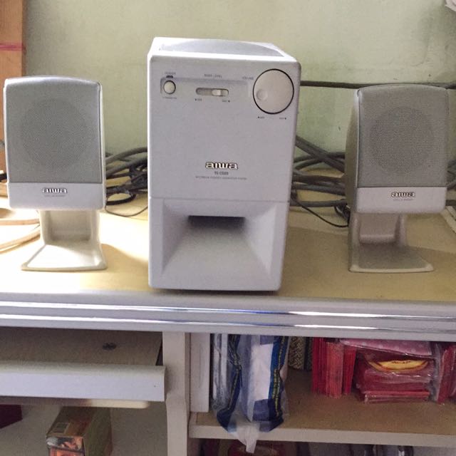 Aiwa TS-CD20 Speakers With Subwoofer, Computers & Tech, Parts ...