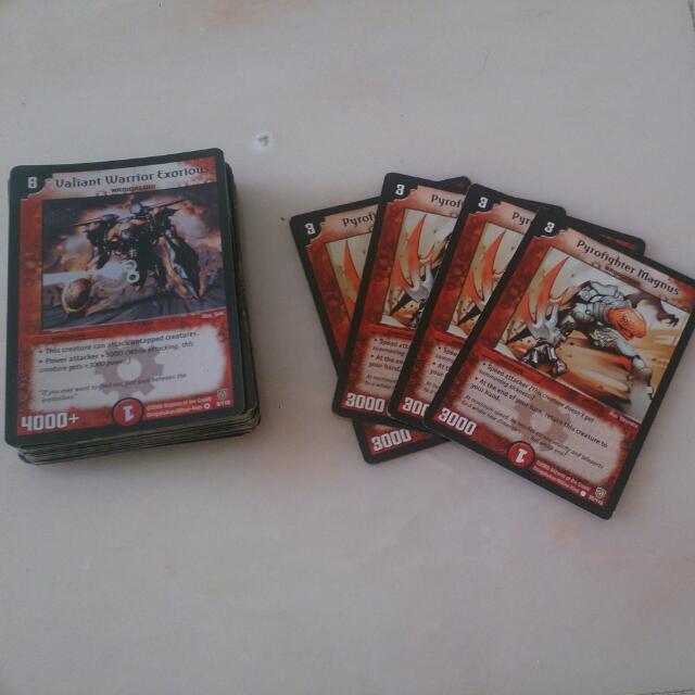 Duel Masters Fire Deck , Hobbies & Toys, Toys & Games on Carousell
