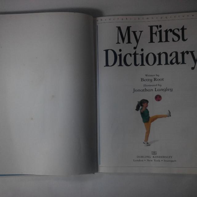 My First Dictionary, Hobbies & Toys, Books & Magazines, Children's ...