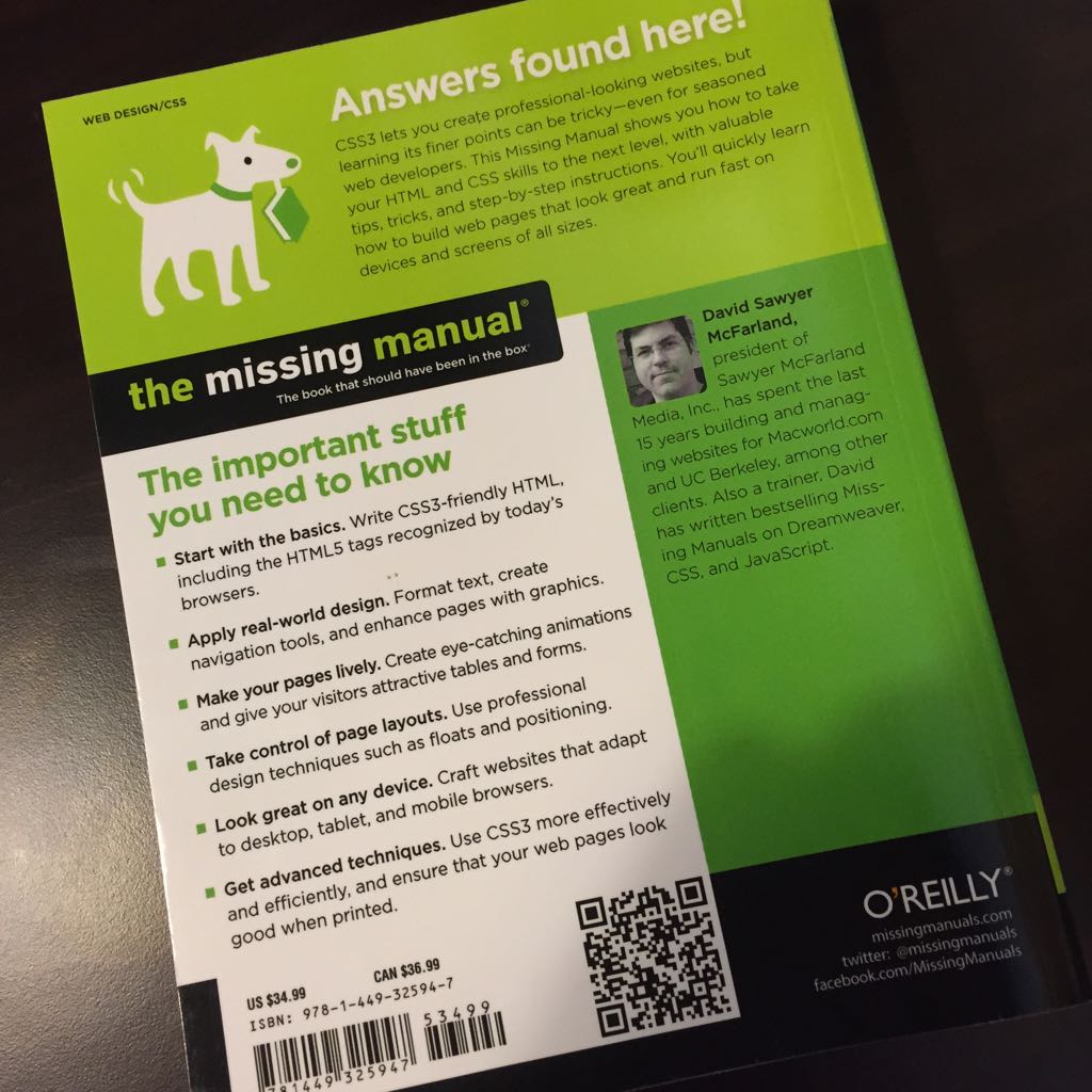 CSS3: The Missing Manual (3rd Edition), Hobbies & Toys, Memorabilia & Collectibles, Fan ...