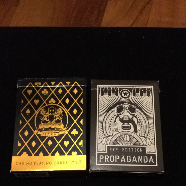 Massa Playing Cards// 909 edition Propaganda Playing Cards, Hobbies ...