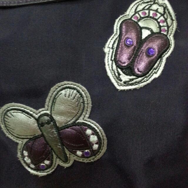 Preloved Authentic Limited Edition Longchamp Le Pliage Insect Badges ...