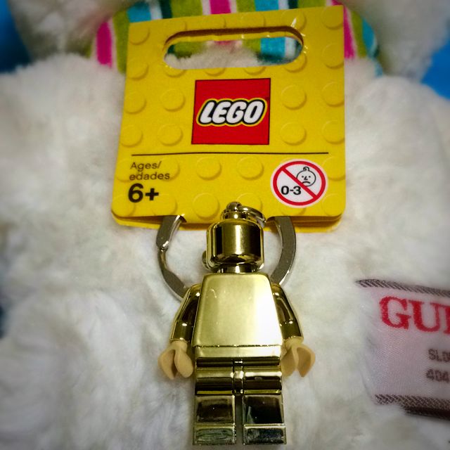 Lego Gold Minifigure Keychain, Hobbies & Toys, Toys & Games on Carousell