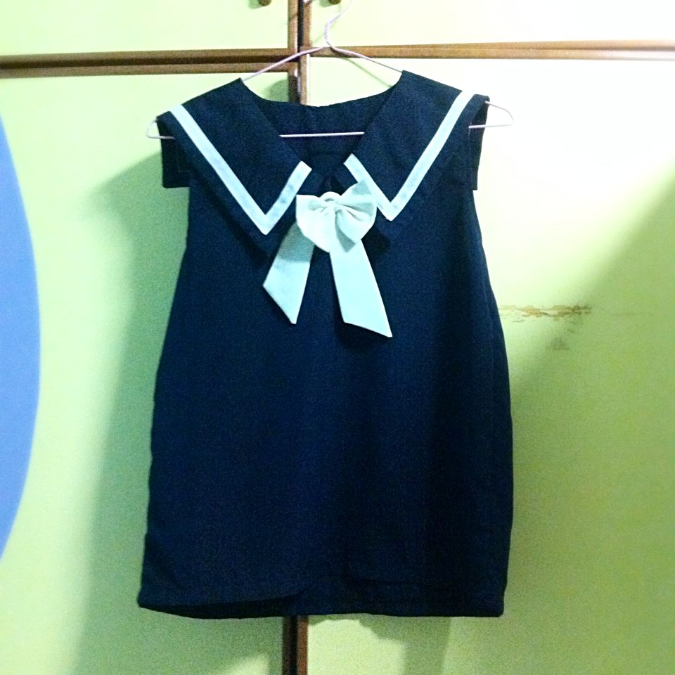 Navy Blue Sailor Shirt, Women's Fashion, Tops, Longsleeves on Carousell