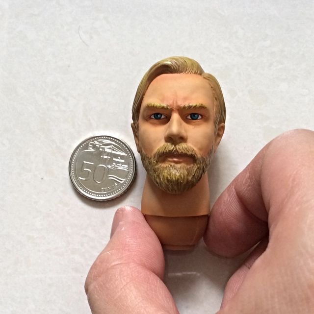 1/6 Vintage Obi Wan Kenobi Head Sculpt, Hobbies & Toys, Toys & Games on ...