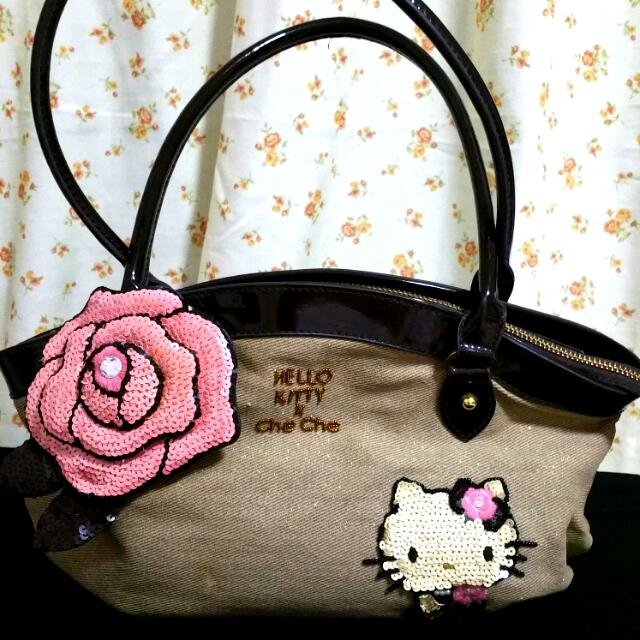 Che Che Hello Kitty Limited Edition Handbag, Luxury, Bags & Wallets on ...
