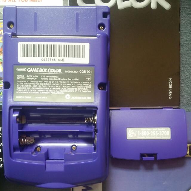Game Boy Color Grape Complete, Hobbies & Toys, Toys & Games on Carousell