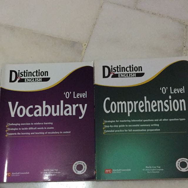 Distinction In English O Levels, Hobbies & Toys, Books & Magazines ...