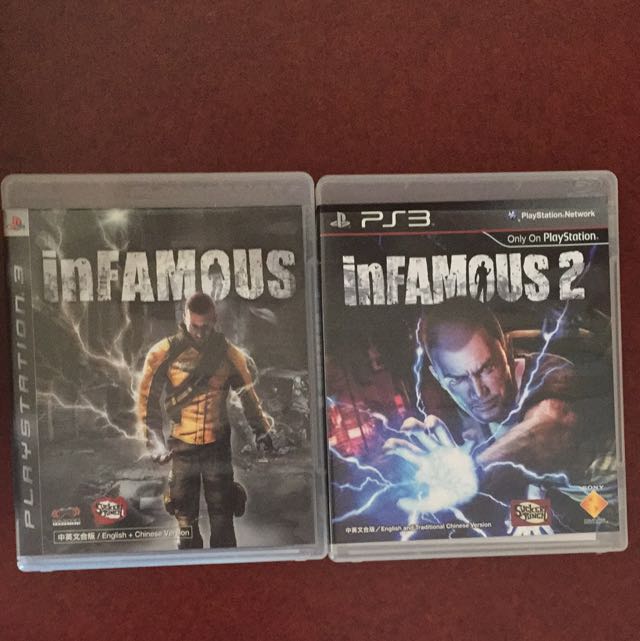 inFAMOUS bundle, Hobbies & Toys, Toys & Games on Carousell