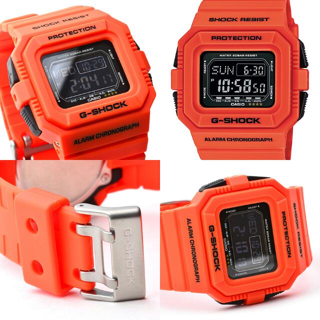 (Reserved)Casio G-SHOCK Rescue Orange Series DW D5500 MR-4JF Brand New ...