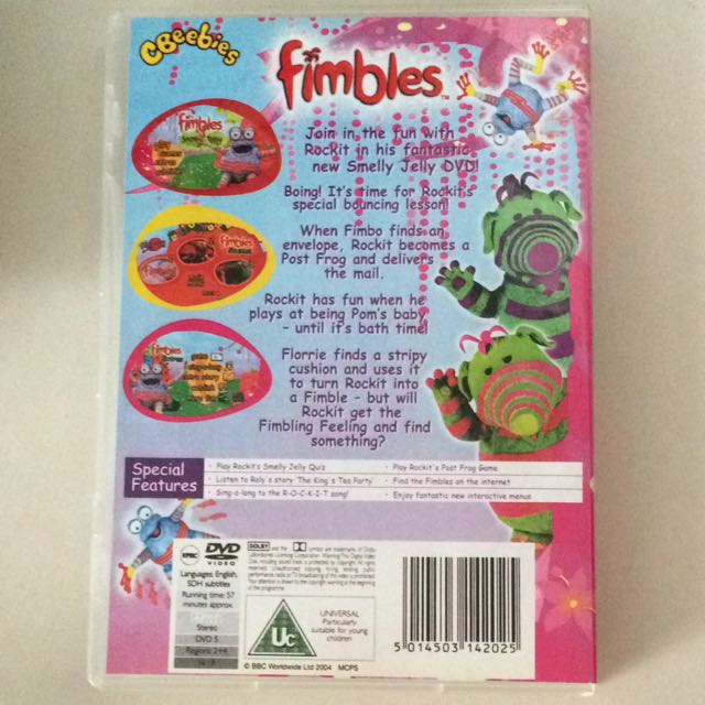 DVD Fimbles - Smelly Jelly, Babies & Kids, Going Out, Other Babies ...