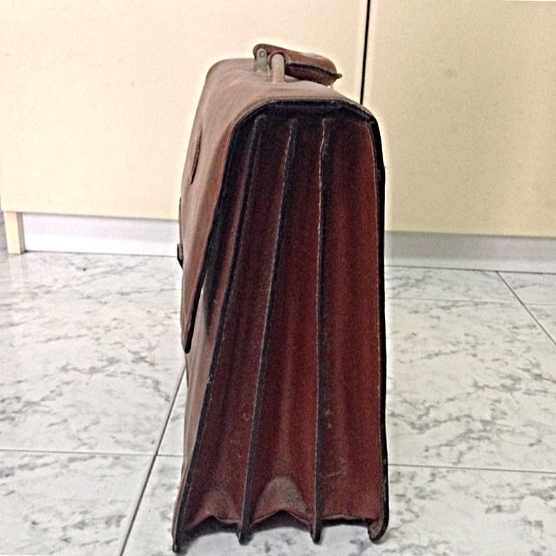 Vintage "Borbonese" briefcase, Men's Fashion, Bags, Sling Bags on Carousell