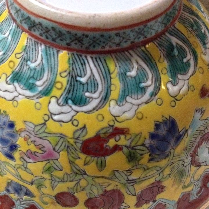Antique Qian Long Wu Cai Dragon Bowl, Hobbies & Toys, Memorabilia ...