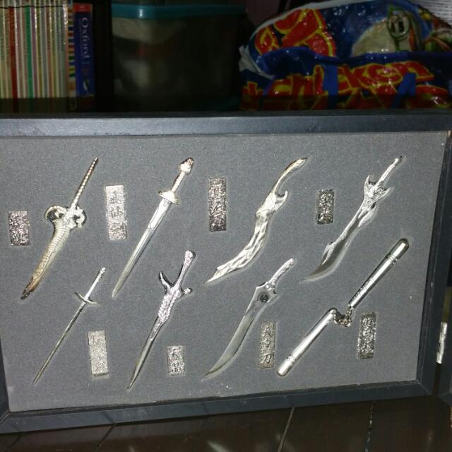 Mini Sword Display Set, Furniture & Home Living, Home Decor, Other Home ...