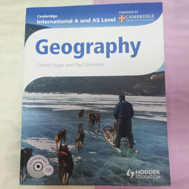 Geography Textbook For Cambridge A Or AS Level, Books & Stationery ...
