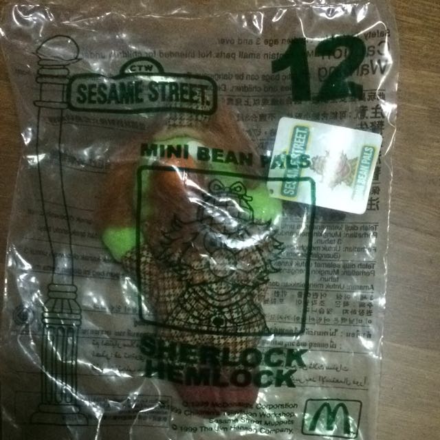 OSCAR THE GROUCH|GUY SMILEY|THE COUNT|SHERLOCK HEMLOCK, Hobbies & Toys ...