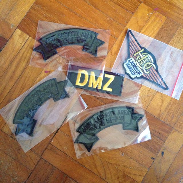 Iron On Patches DMZ JSA, Men's Fashion, Footwear, Dress Shoes on Carousell