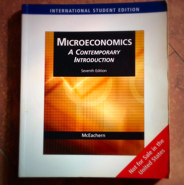 Microeconomics: A Contemporary Introduction (7th Ed.), Hobbies & Toys ...