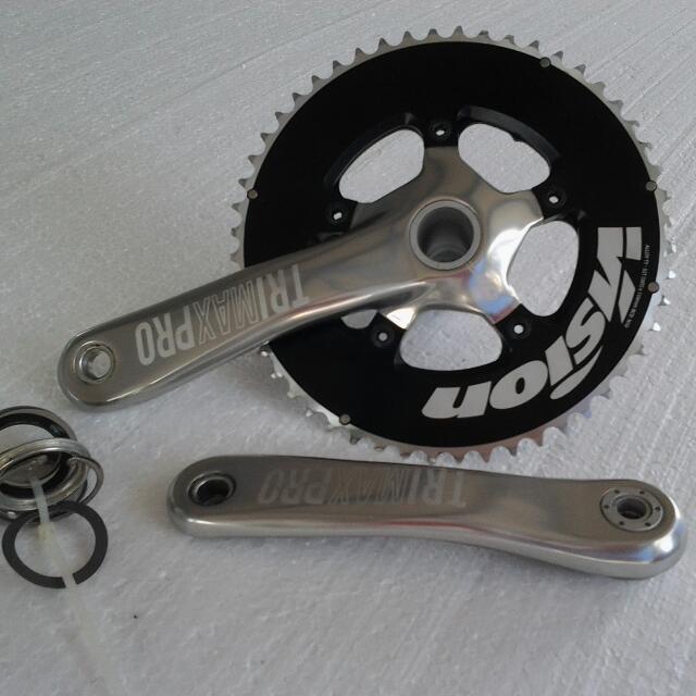 Vision Tri Max Pro Crankset With BB 30 Bearing, Sports Equipment ...