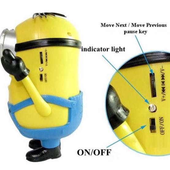 Despicable Me Minion Speakers / FM Radio, Hobbies & Toys, Toys & Games ...