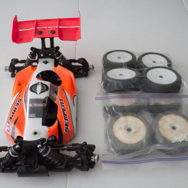 RC Hobby Grade: Serpent 811 1/8 Scale EP Converted Buggy (ARTR ...