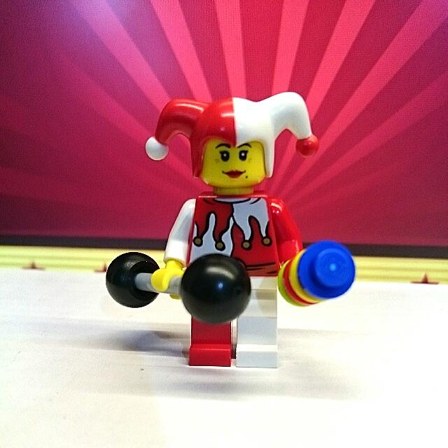 Lego - Female Jester Minifigure , Hobbies & Toys, Toys & Games on Carousell