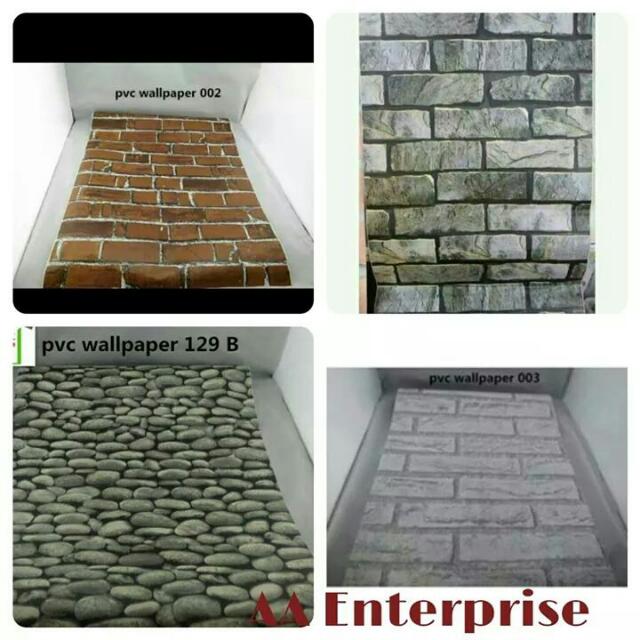 WALLPAPER PVC 2D, Hobbies & Toys, Stationery & Craft, Craft Supplies ...