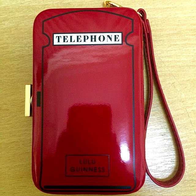 Lulu Guinness Red Phone Box Case, Women's Fashion, Jewelry & Organisers ...