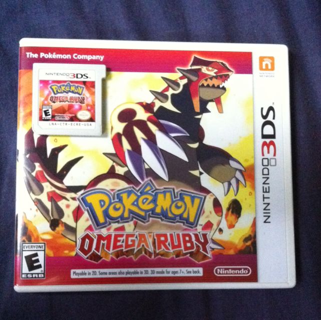 Blue Nintendo 3DS XL & Pokemon Omega Ruby, Hobbies & Toys, Toys & Games ...