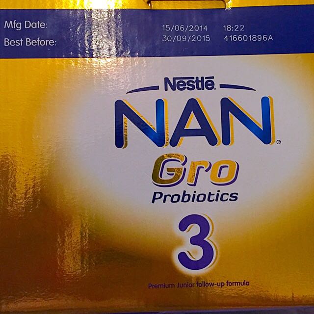 Nestle NAN probiotics 3 Milk Powder 3x 650g Pouches, Babies & Kids ...