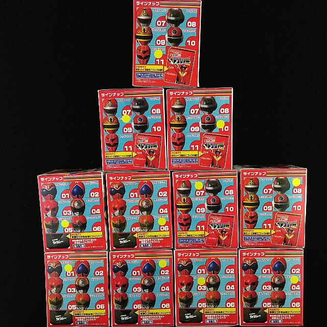 Original BANDAI Mask Collection Super SENTAI Mask Collection series 1 ...