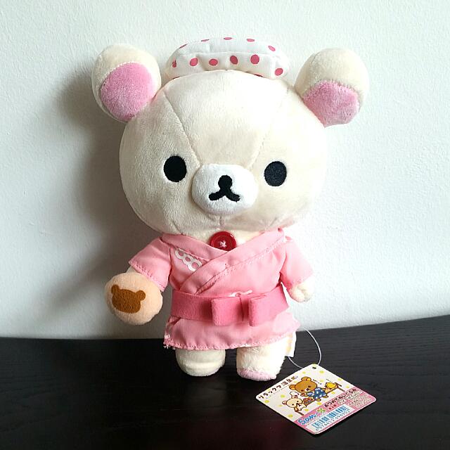 RARE HTF San-X Rilakkuma, Korilakkuma and Kiiroitori 2008 Onsen Series Plushes (Set of 3 ...
