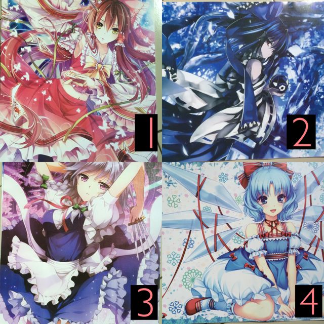 Touhou Project Posters, Hobbies & Toys, Memorabilia & Collectibles, Fan ...