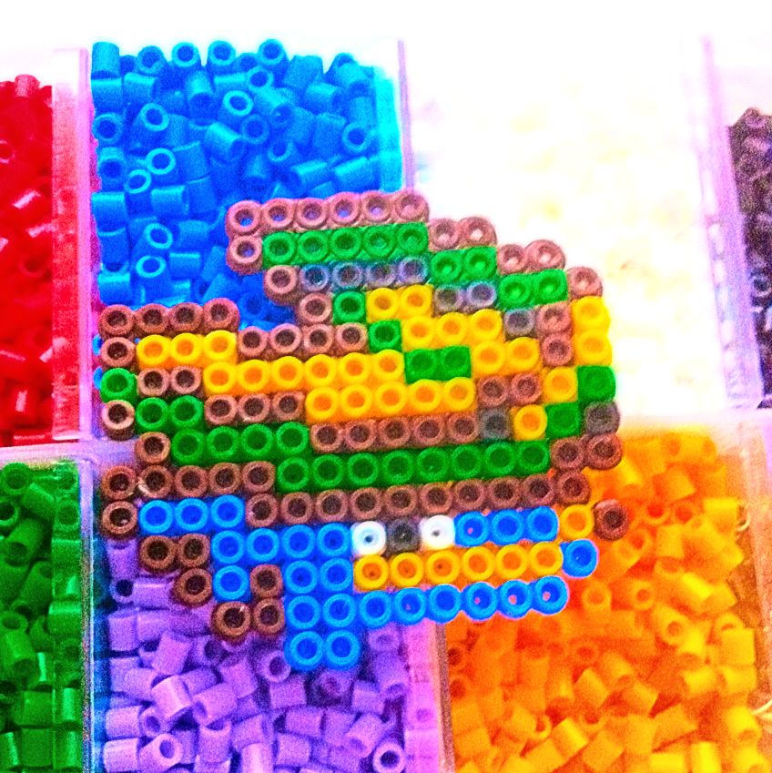 Pyssla Beads: Lotad, Hobbies & Toys, Stationery & Craft, Craft Supplies ...