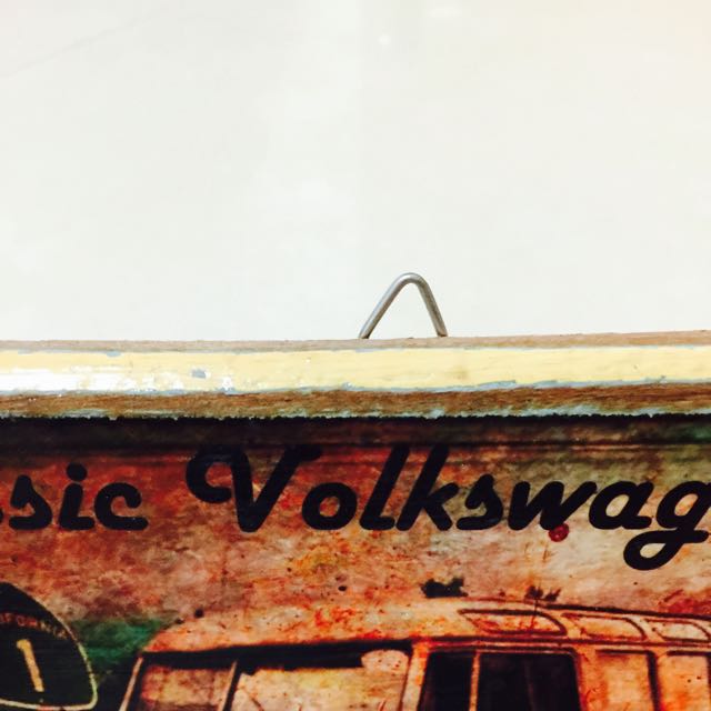Vintage Volkswagen Wooden signboard, Hobbies & Toys, Memorabilia ...