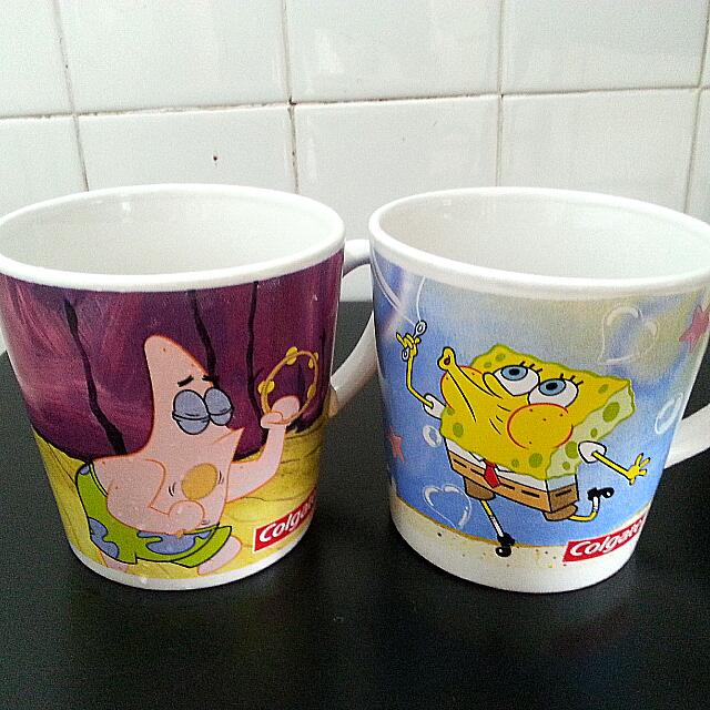 2 For $3 Spongebob And Patrick Mugs, TV & Home Appliances, Kitchen ...