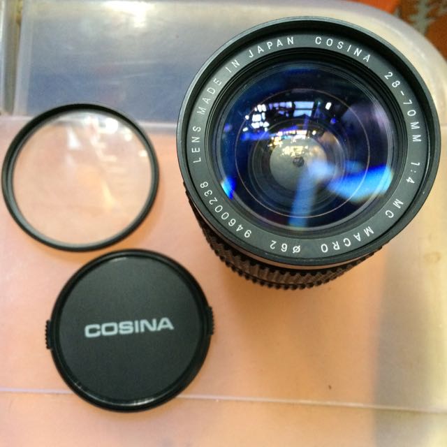 COSINA LENS 28-70mm 1:4 MC MACRO, Photography, Lens & Kits on Carousell