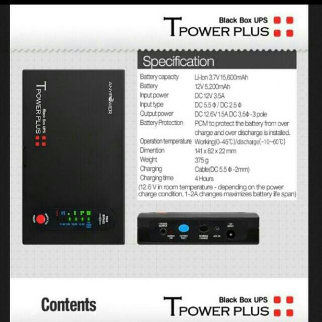 [SOLD OUT] All New T-Power Plus Korea Best Power Bank for Car Black Box ...