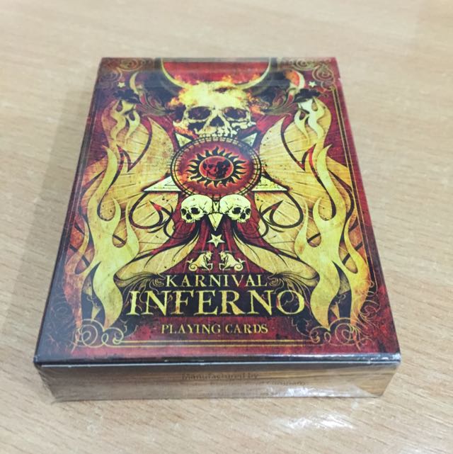 Karnival Inferno Playing Cards (Mint Condition), Hobbies & Toys, Toys ...