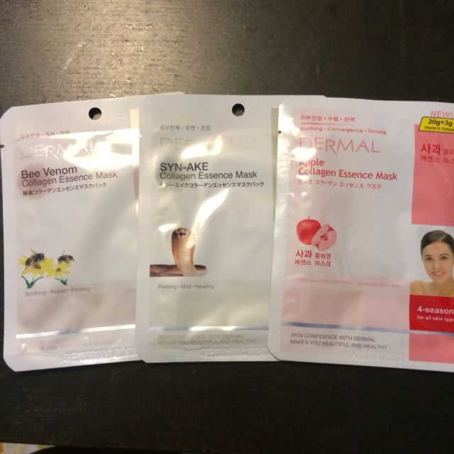 Korean Face Mask 3 Pack Set, Health & Nutrition, Face Masks & Face ...
