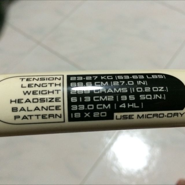 Wilson Ncode Six One Team (95) 18x20, Sports Equipment, Sports & Games ...