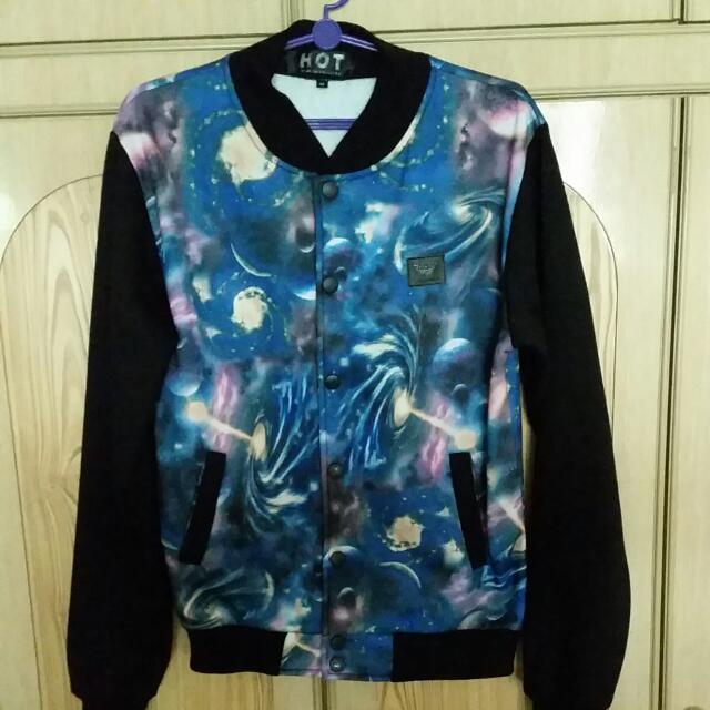 Galaxy Jacket, Men's Fashion, Coats, Jackets and Outerwear on Carousell