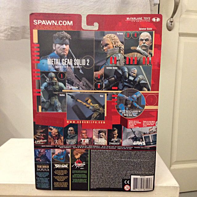 McFarlane Metal Gear Soild 2: Raiden, Hobbies & Toys, Toys & Games on ...