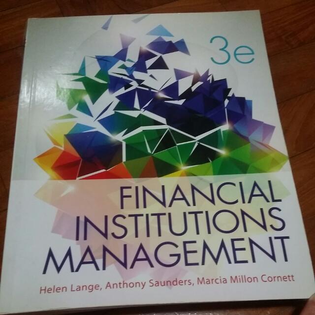 Financial Institutions Management 3rd Edition, Hobbies & Toys, Books ...