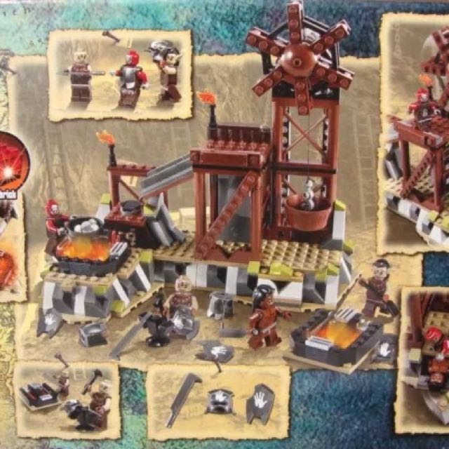 Lego 9476 The Lord Of The Rings - The Orc Forge, Hobbies & Toys, Toys ...