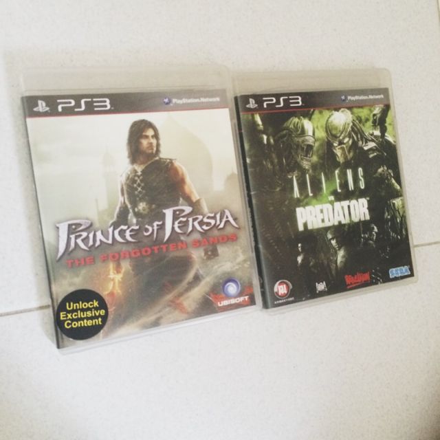 (PS3) Aliens Vs Predator + Prince Of Persia, Hobbies & Toys, Toys ...