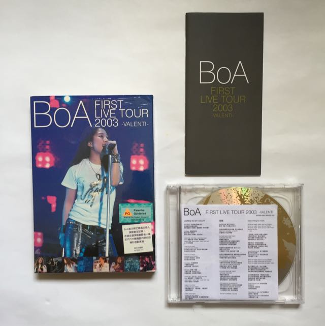 BoA J-Pop First Live Tour 2003 VCD VALENTI, Hobbies & Toys, Music & Media, CDs & DVDs on Carousell